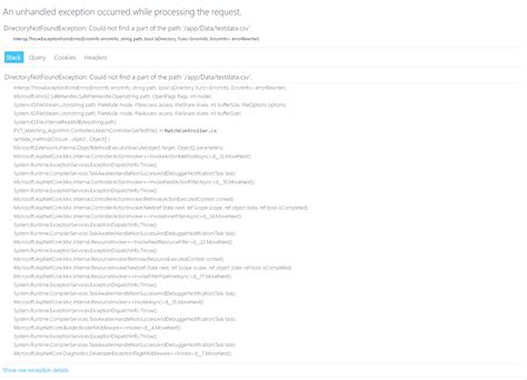 C Accessing Csv Files In Net Core Project In Docker Container