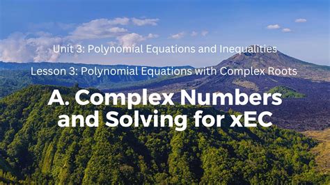 Complex Numbers Youtube