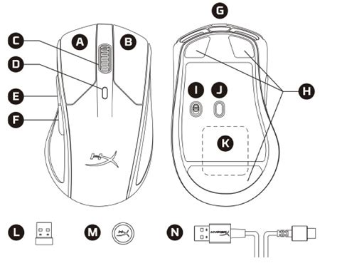 Hyperx Pulsefire Dart Hx Mc006b Gaming Mouse Manual Manualslib