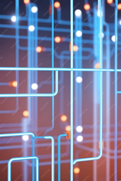 Big Data Digital Technology Internet Network Connection Futristic Technology Background