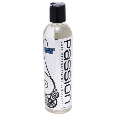 Passion Anal Desensitizing Lubricant 3 5 Percent Lidocaine 8 25 Fl