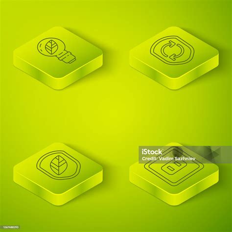 방패 내부의 등색 재활용 기호 잎이 있는 방패 전기 콘센트 및 잎 아이콘이 있는 전구를 설정합니다 벡터 0명에 대한 스톡 벡터