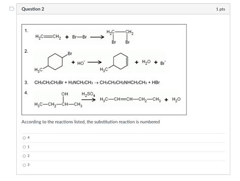 Solved Question Pts HC CH H C CH BrBr Br Br Chegg Com