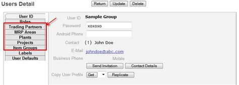 Data Access For A User ID