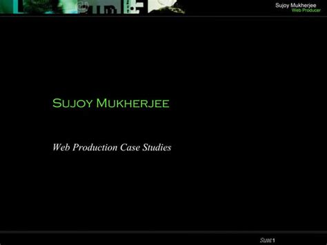sujoy mukherjee creative director digital ppt