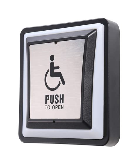 Door Access Control Push To Exit Button For The Disabled Hobk