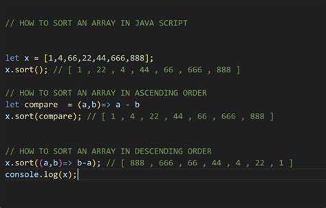 Kamlesh Parihar On Linkedin How To Sort An Array In Java Script 1