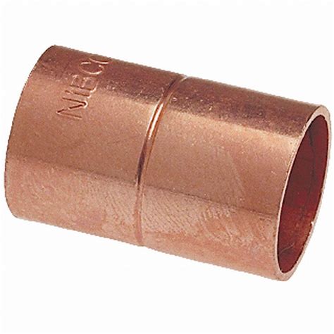 NIBCO In Copper Pressure C X C Coupling With Stop U RS The Home Depot