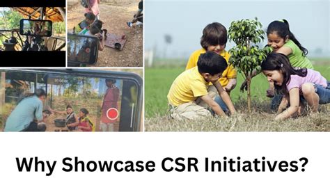 Why Showcase Csr Initiatives
