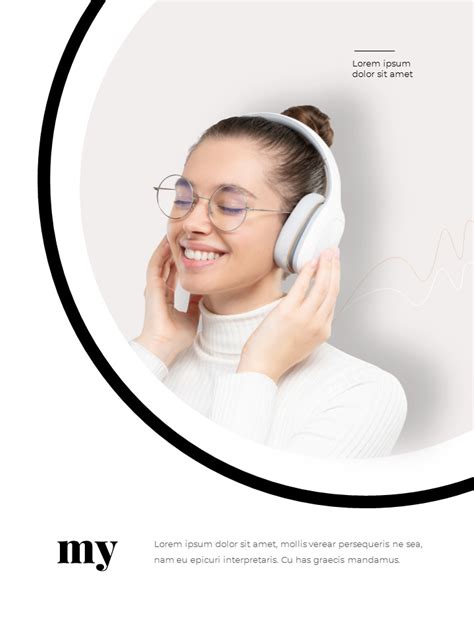 음악 세로형 템플릿 디자인 Ppt 피피티