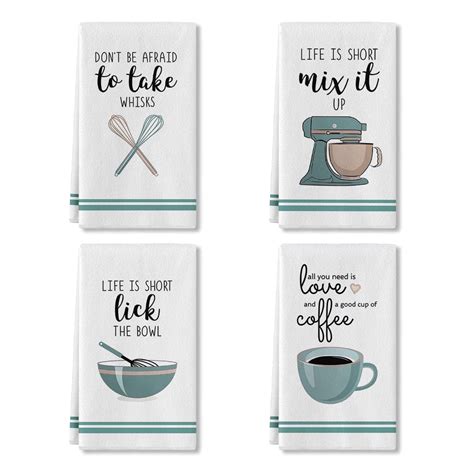 Sme Coffee Quote Funny Text Kitchen Dish Towels 18 X 26 Inch