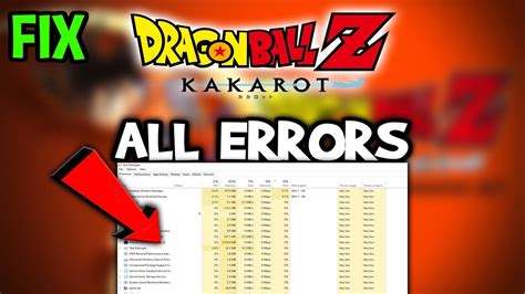 Dragonball Z Kakarot How To Fix All Errors Complete Tutorial Youtube