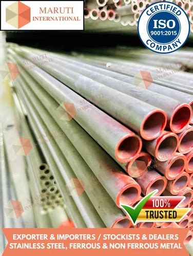 Round Ss Stainless Steel Pipe Astm A312 Price Per Kg India 6 Meter