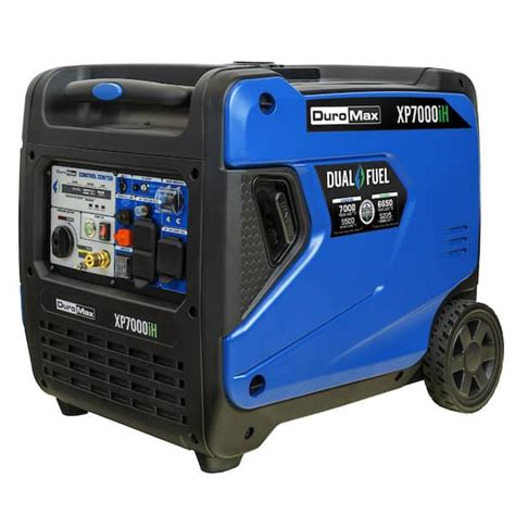 Duromax 7000 Watt Remote Start Dual Fuel Portable Digital Inverter