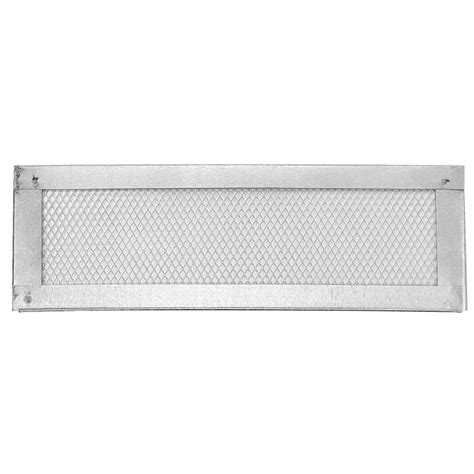 Gibraltar Building Products 16 In X 4 Silver Galvanized Steel Soffit