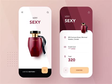 Perfume Very Sexy by Aurélien Salomon UX for Orizon UI UX Design Agency on Dribbble