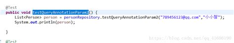 Springdata 使用query注解（四）query 不能使用 Csdn博客