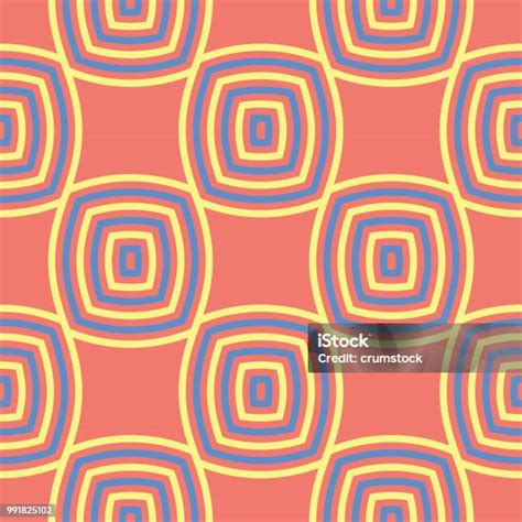 기하학적 밝은 멀티 컬러 완벽 한 배경 오렌지 바탕에 파란색과 베이지색 요소 0명에 대한 스톡 벡터 아트 및 기타 이미지 0명 기하 도형 노랑 Istock