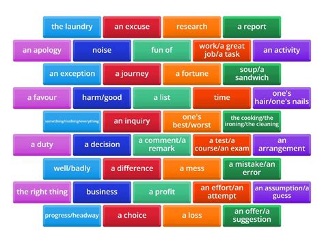 Does The Word Collocate With Do Or Make Flip Tiles