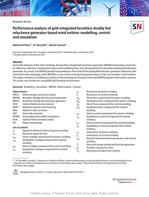 Performance Analysis Of Grid Integrated Brushless Doubly Fed Reluctance