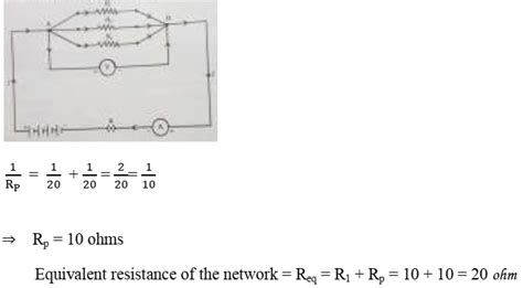 Calculate The Equivalent Resistance Of The Following Network