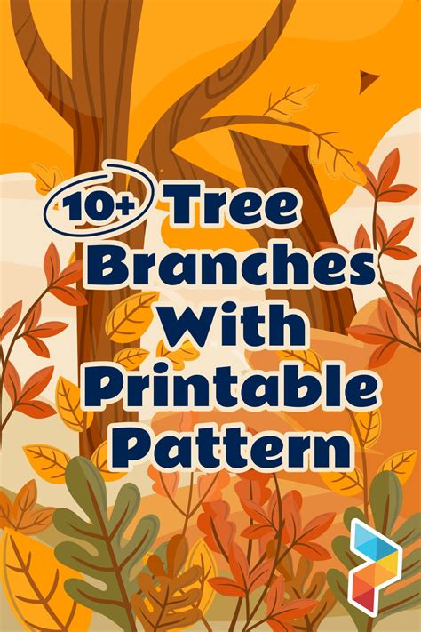Tree Branches With Pattern 10 Free PDF Printables Printablee