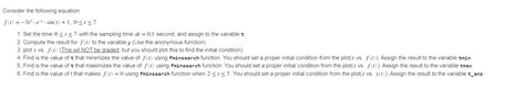 solved consider the following equation