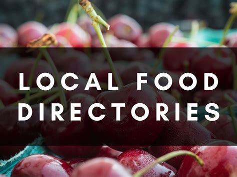 Taking Advantage Of USDAs Local Food Data Resources USDA
