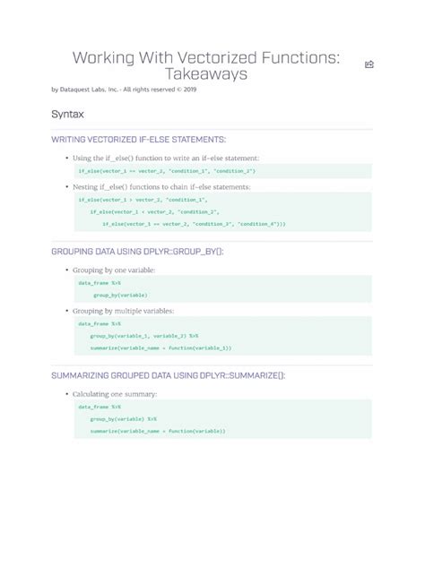 Mission 339 Working With Vectorized Functions Takeaways Pdf