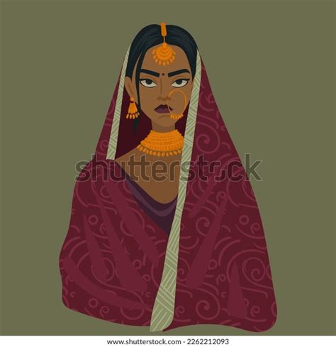 Indian Woman Traditional Dress Serious Photos And Images And Pictures Shutterstock