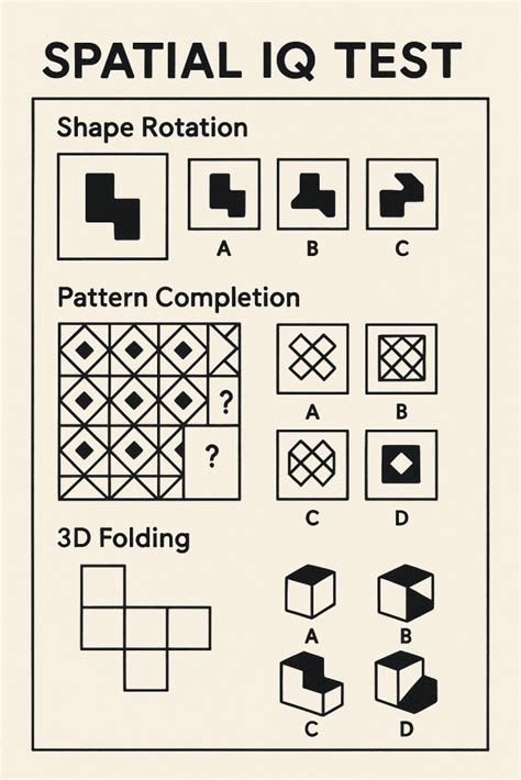 Spatial Intelligence Test Understanding Visual Spatial Iq And Reasoning