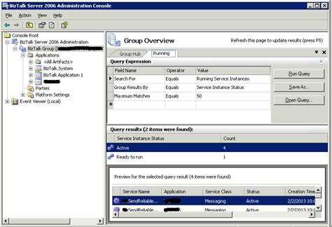Знакомство с Biztalk Server 2006 Administration Console