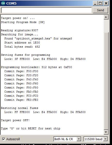 [solved] bootloader for atmega8 with internal oscillator doesn t work