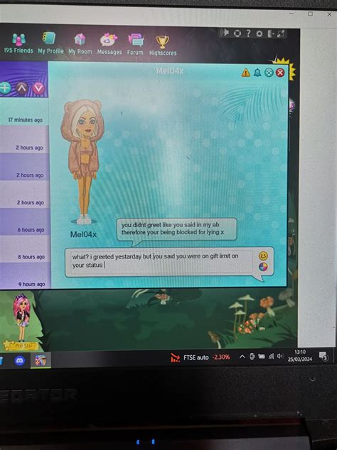 a weird interaction r moviestarplanet
