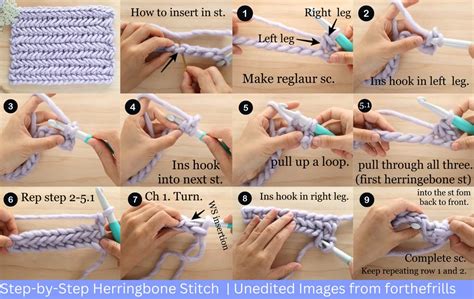 How To Herringbone Single Crochet Stitch For Beginners Red Agape Blog