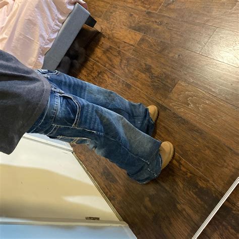 Baggy Wide Leg Jeans 36x32 12 In Leg Opening Double Depop