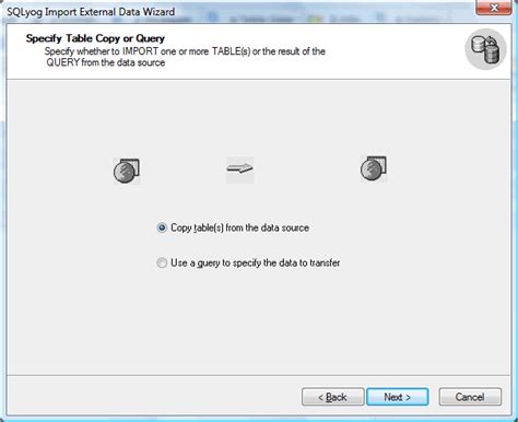Specify Data To Copy Sqlyog Knowledge Base