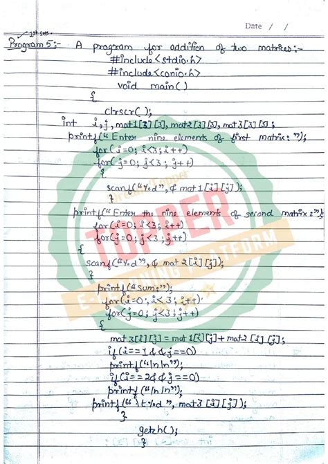 Arrays C Programming Bca Notes Sdak24