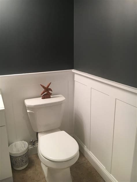 Board And Batten Bathroom With Wallpaper At Sophia Shellshear Blog