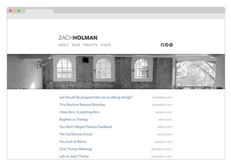 5 Examples Of Great Minimal Jekyll Blog Designs ·