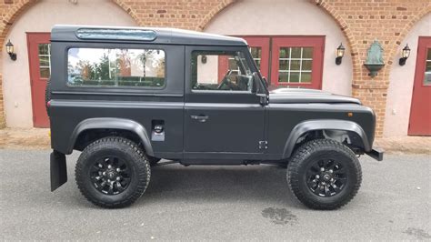 This Sexy Af Matte Black 1992 Land Rover Defender 90 Rspotted