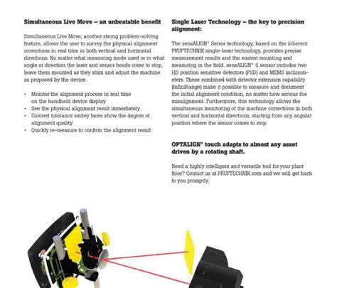 Laser Shaft Alignment Optalign Touch