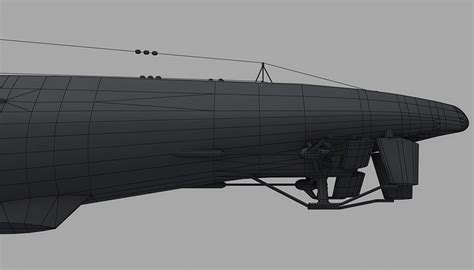 U Boat Type Viic 3d Model 79 Fbx Max Obj Unknown Free3d
