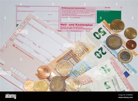 Forms For Treatment And Cost Plan And Prescription With Euros Symbol Forms For Treatment And Cost Plan And Prescription With Euros Symbol