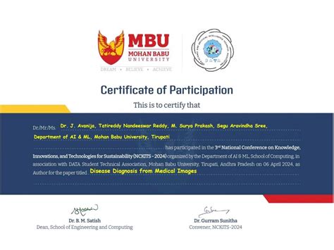 aravinda sree segu on linkedin nckits mbu nationalconference research academicachievement