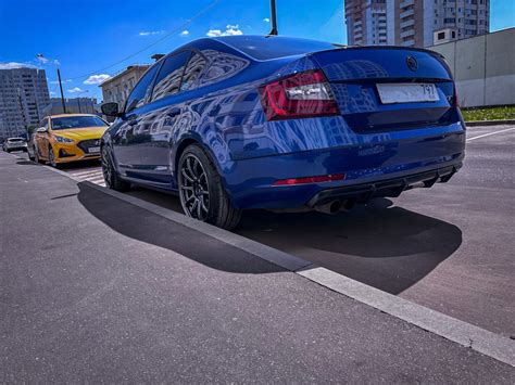 Диффузор копия Rieger🌚 — Skoda Octavia A7 Mk3, 1,8 л, 2019 года ...