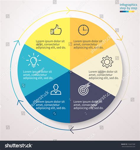 Standard Pie Chart Graph Diagram Stock Vector Royalty Free Shutterstock