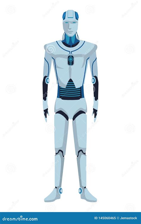 Robot Avatar Chatbot Emotions Online Symbols On Robot Screen Face
