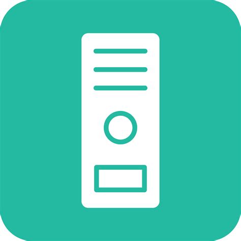 Computer Case Vector Icon Design Illustration 10068195 Vector Art At