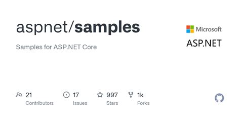 GitHub Aspnet Samples Samples For ASP NET Core